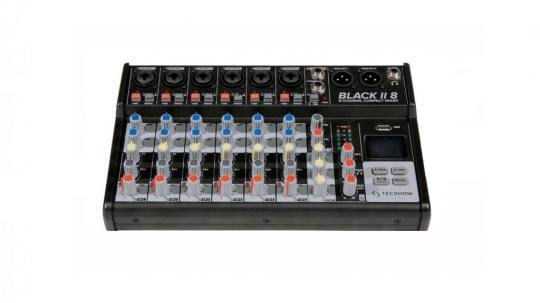 Mixer Tecshow Black 8 - Grabación / Estudio - Consolas Mezcladoras ...